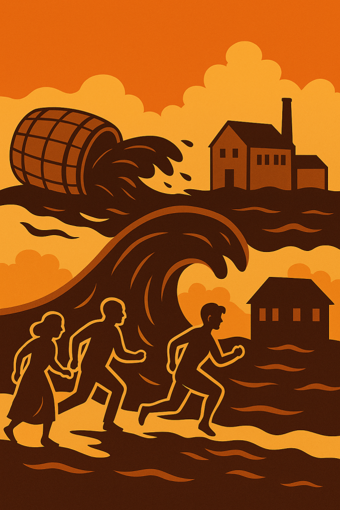 ¿Un tsunami de cerveza? Conoce la historia del Beer Flood - Con Ponchera